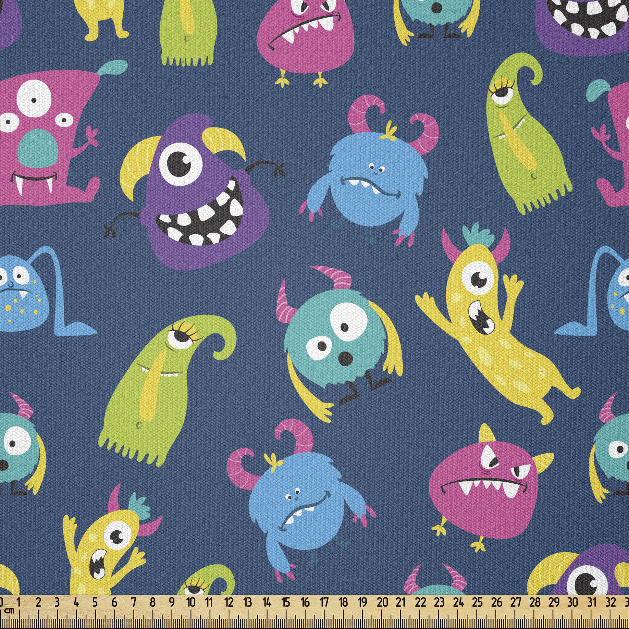 East Urban Home Alien Fabric By The Yard, Colorful Pattern Of And ...