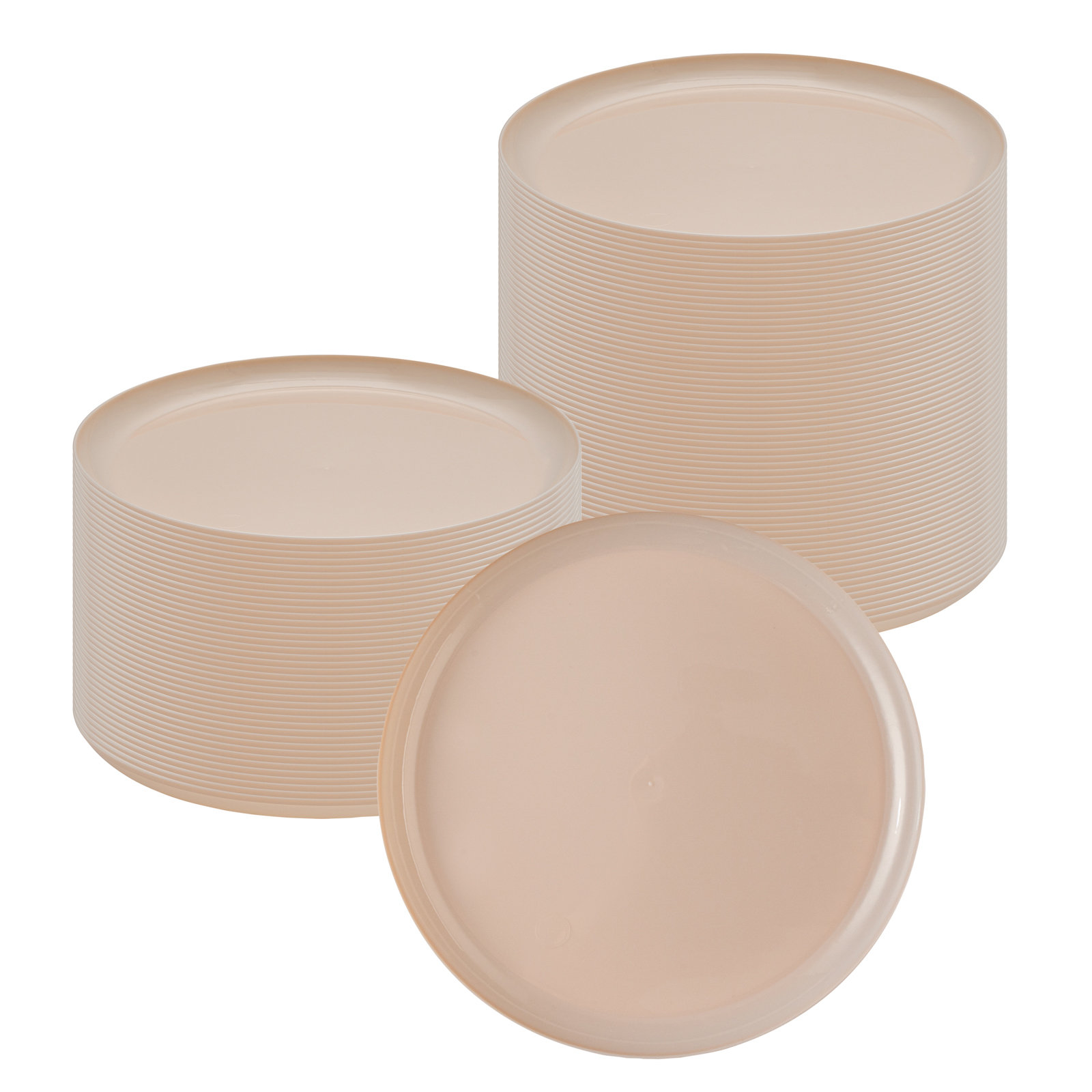 Restaurantware-Moderna 10.6 Inch Premium Disposable Plates, 40 Round ...