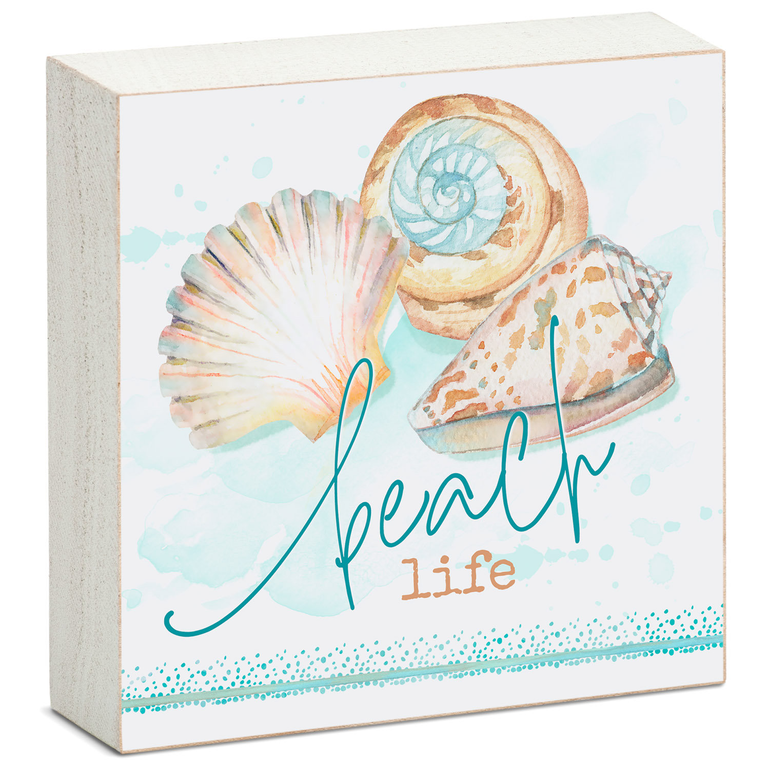 CounterArt Beach Life Wood Box Sign | Wayfair