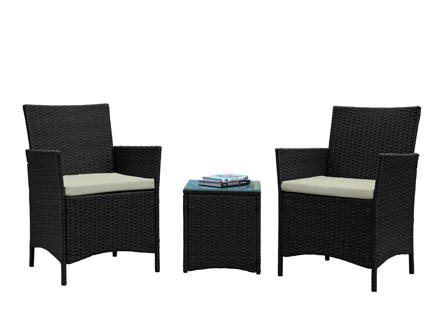 Ebern Designs Imperia 3-Piece Conversation Set In Gray | Wayfair