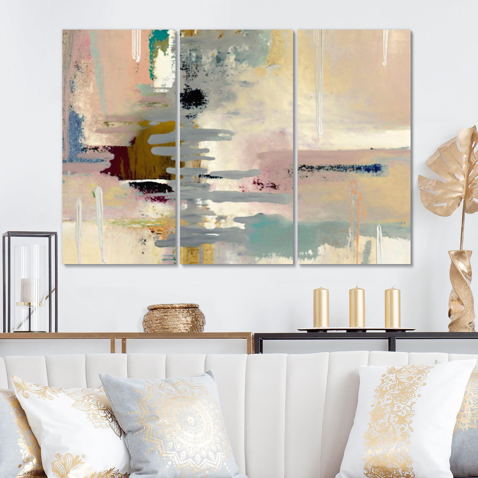 Design Art Autumn Of Retro Groove Abstract Expressionism I - Abstract ...