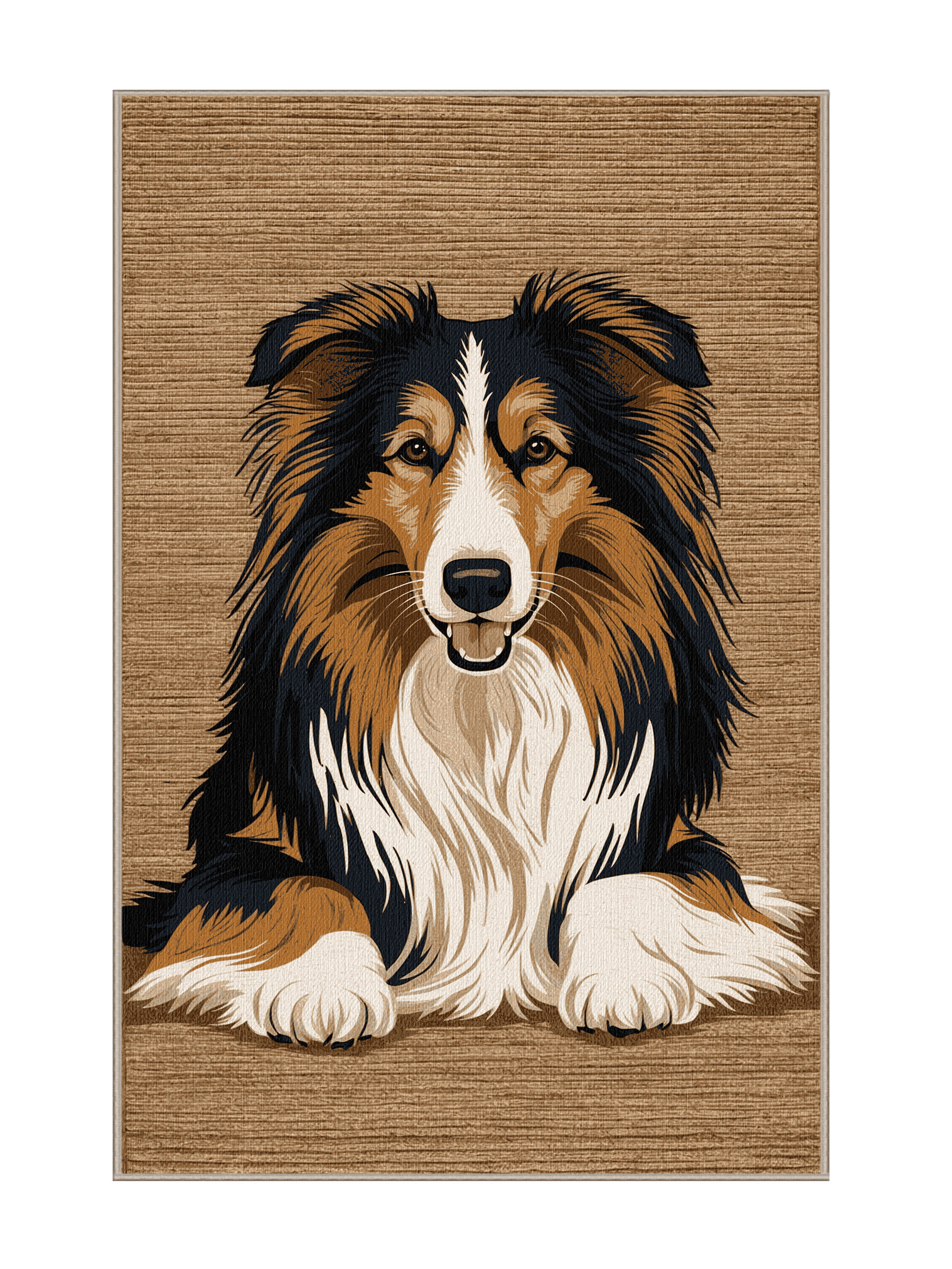 Dakota Fields Washable Collie Dogs Area Rug | Wayfair