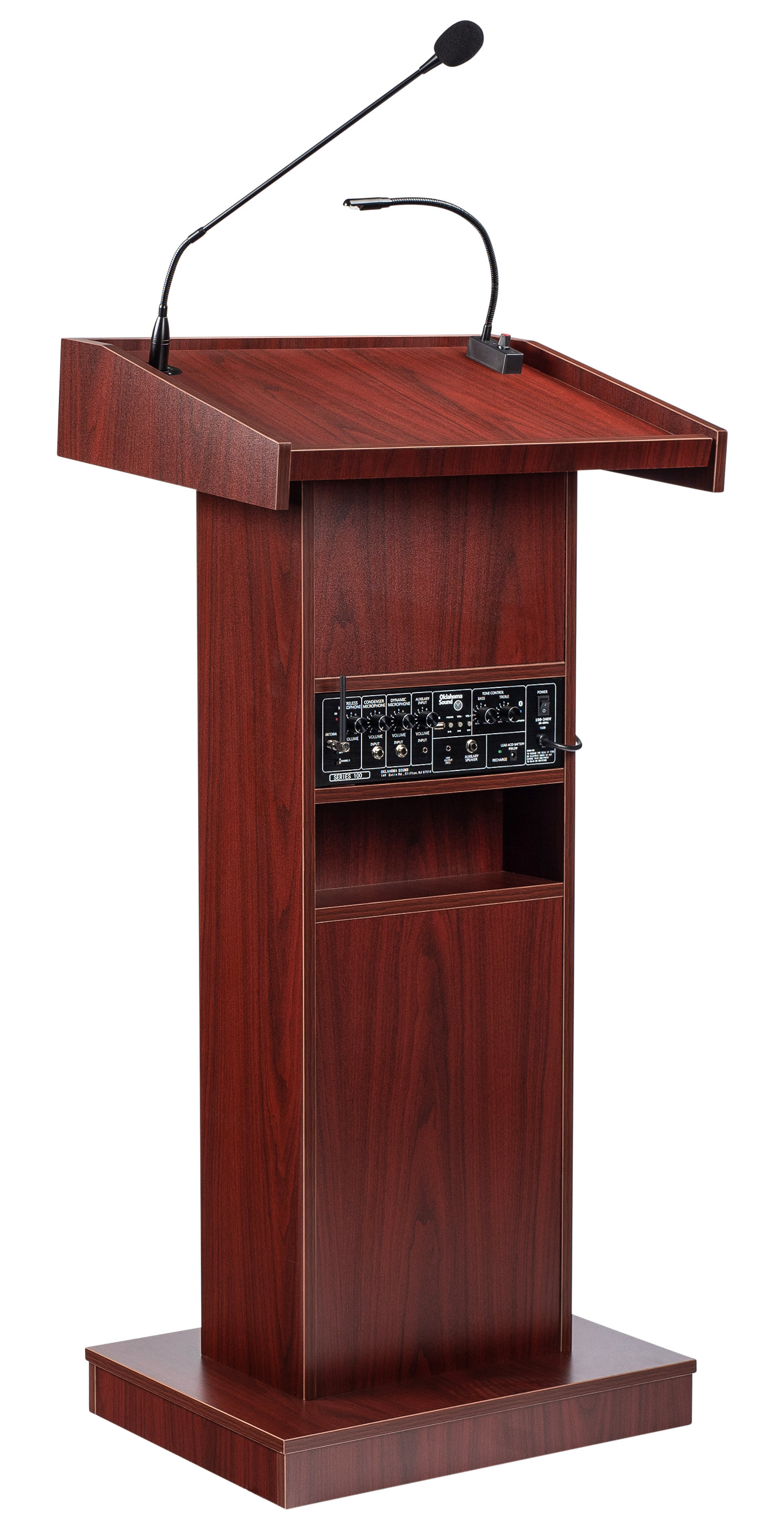Oklahoma Sound Wireless Lectern Combo Tabletop Lectern | Wayfair