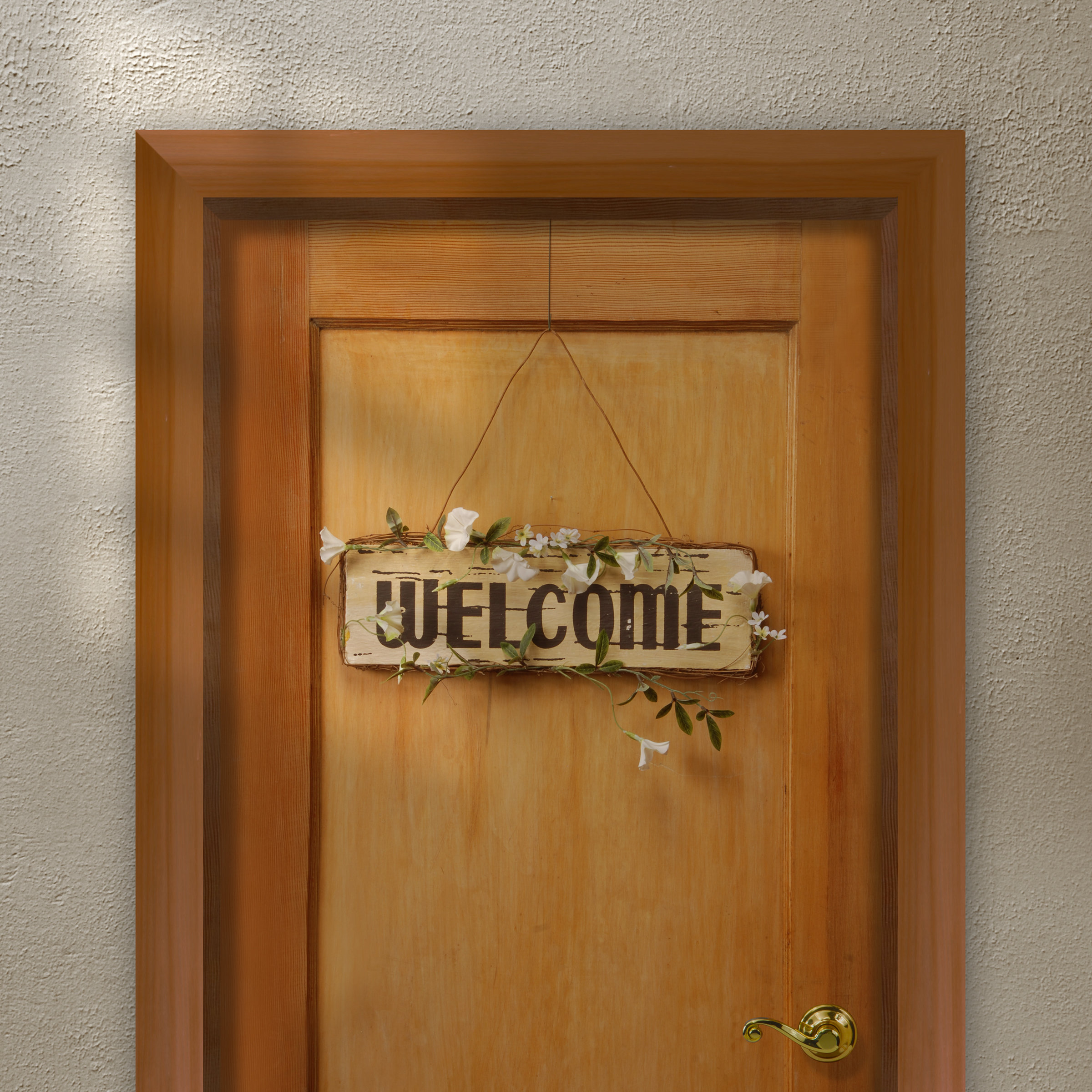 Primrue 21" "Welcome" Door Sign & Reviews | Wayfair