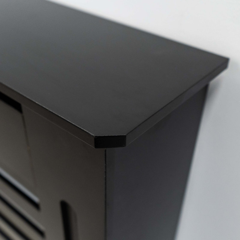Belfry Heating Cassiopeia Wall-Mounted Black Radiator Cover & Reviews ...
