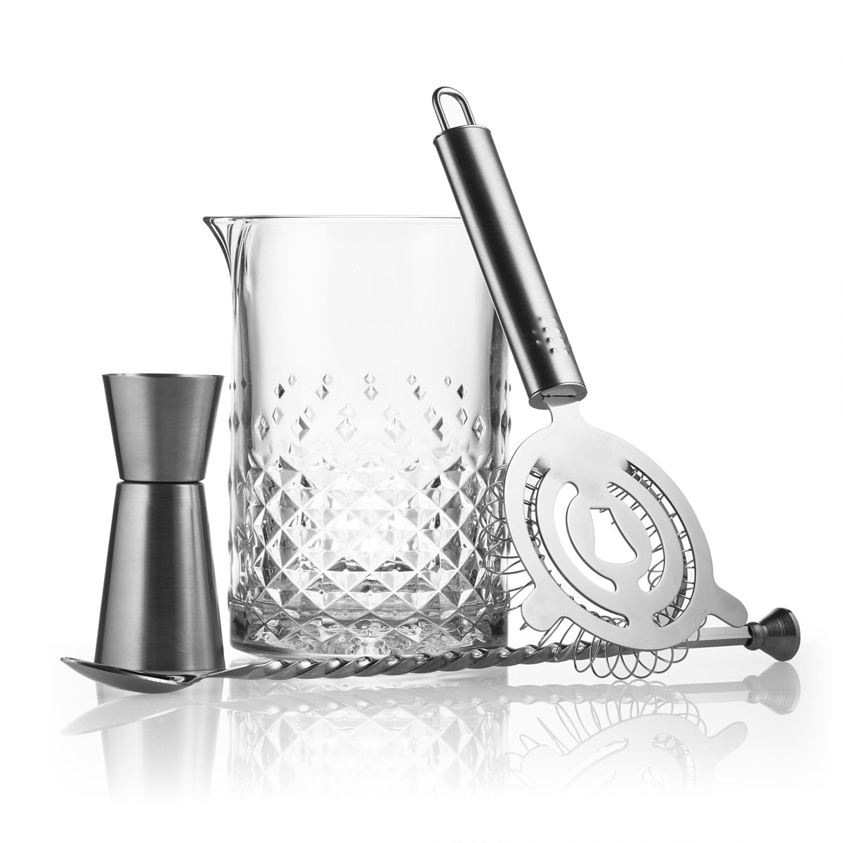 Libbey Classic Libbey Cocktail Carats 4-Piece Bar Mixing Set & Reviews ...