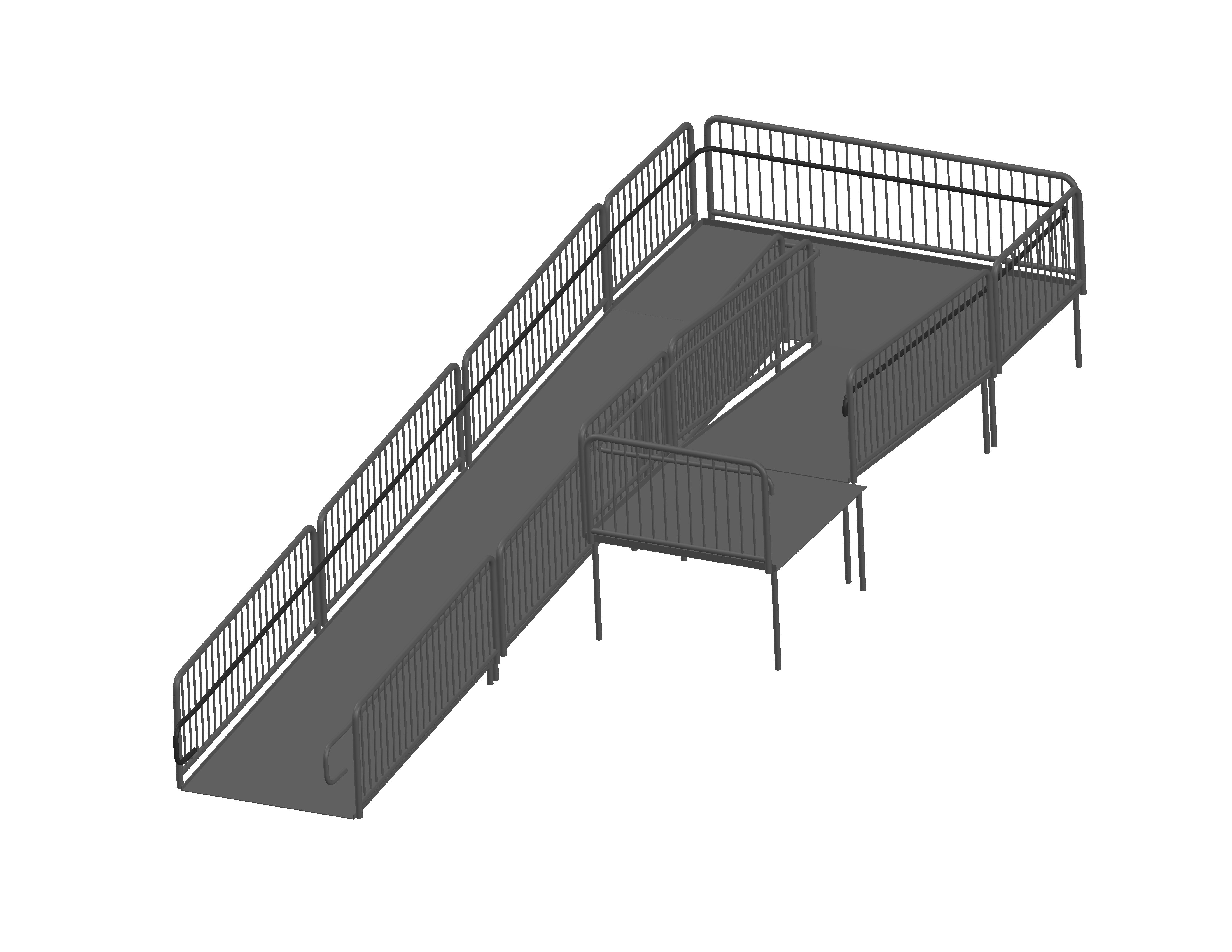 AmTab Manufacturing Corporation Heavy-Duty Stage Cart 29' x 10.5', 32 ...