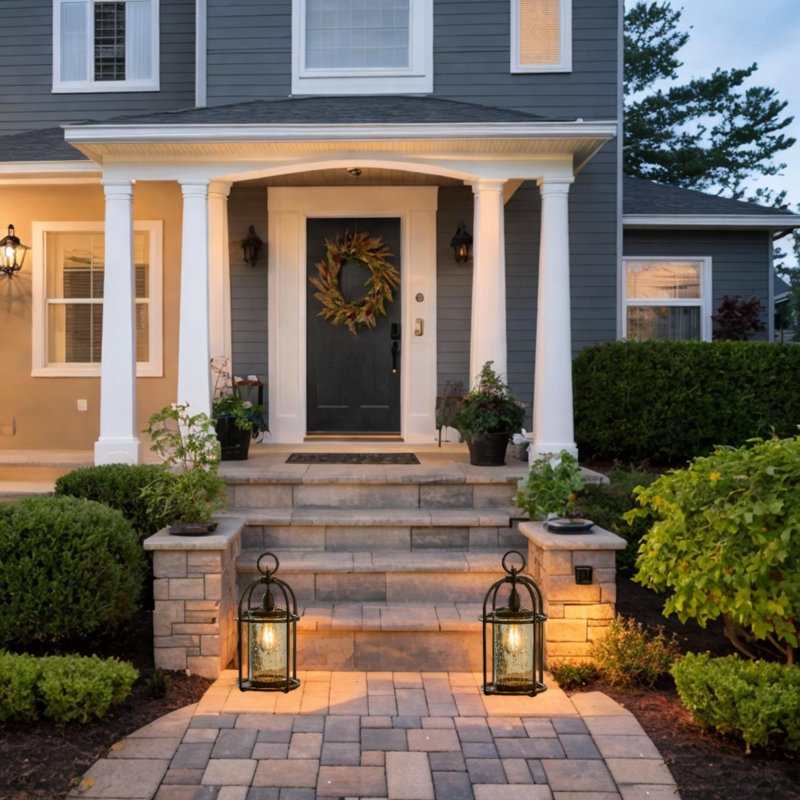 Evergreen Enterprises, Inc 16.7" Solar Powered Black Metal Outdoor ...