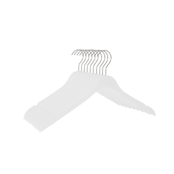 Quality Hangers Wood Non-Slip Standard Hanger | Wayfair