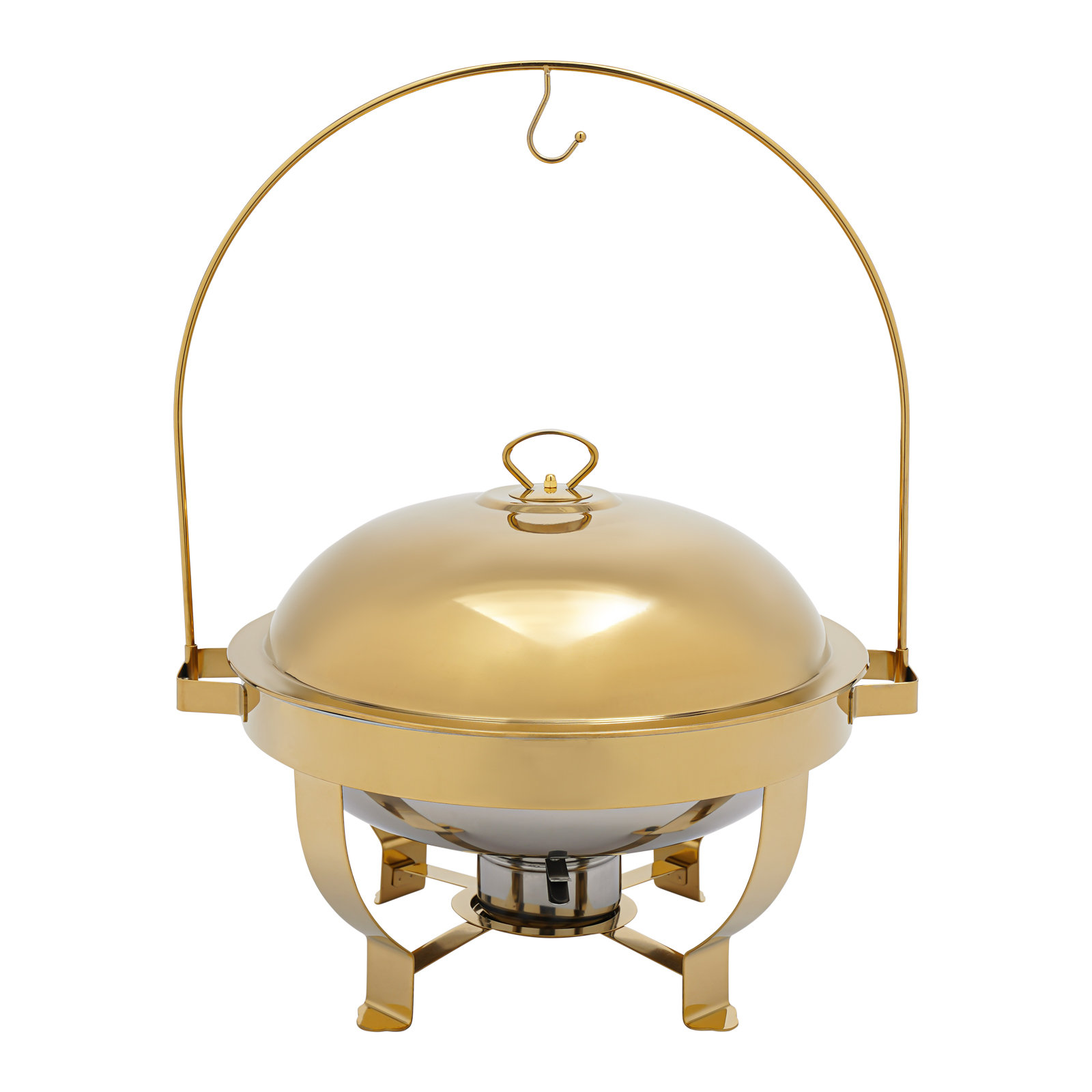 The Party Aisle™ 7.26Qt Gold Round Chafing Dish Buffet Warmers Sets ...