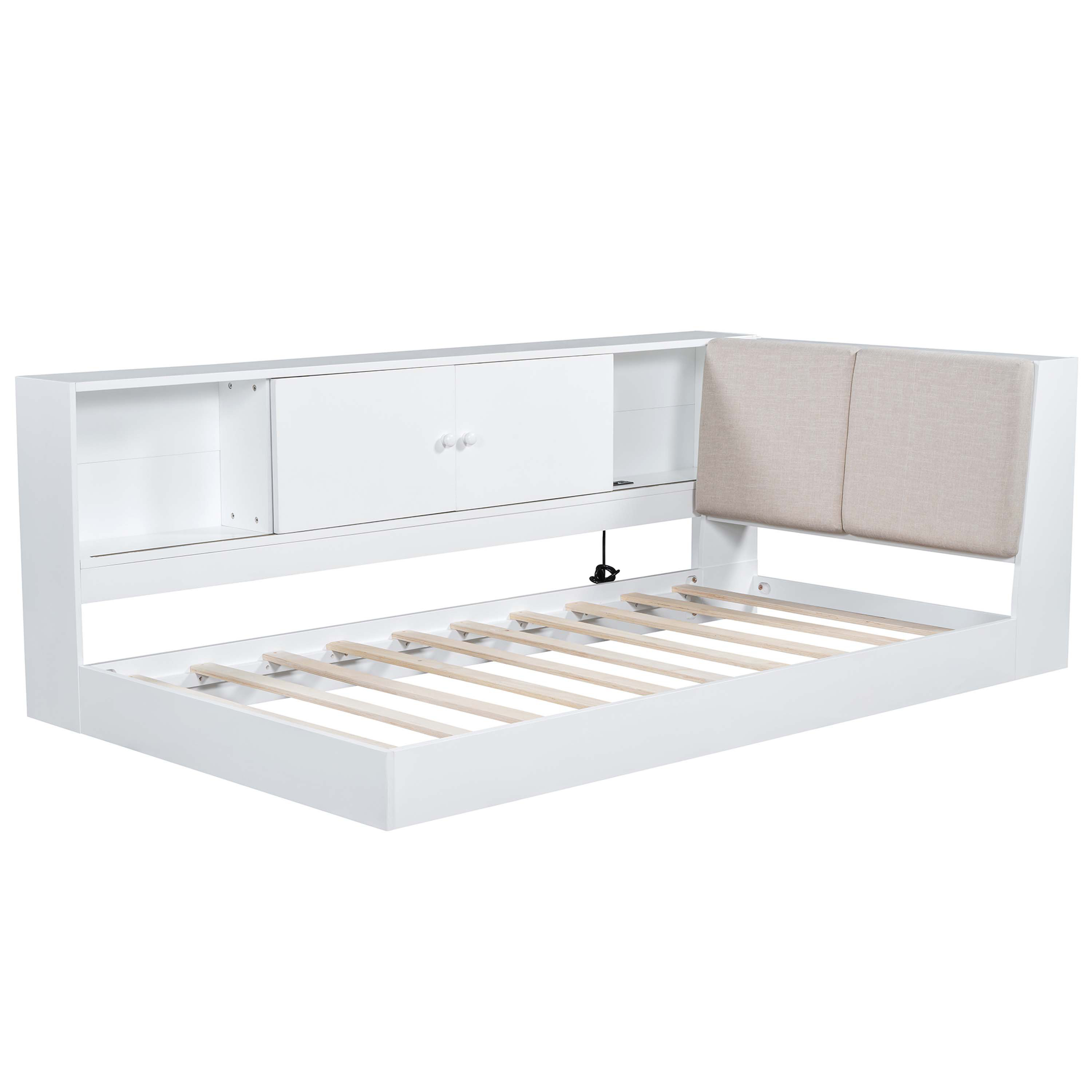 Hokku Designs L-shaped Daybed Floor Corner Bed | Wayfair