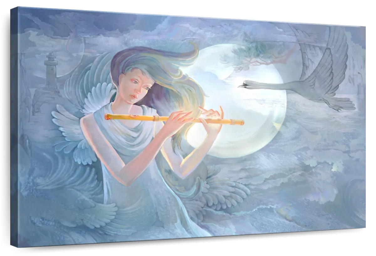 Elephant Stock Flute Lady | Wayfair