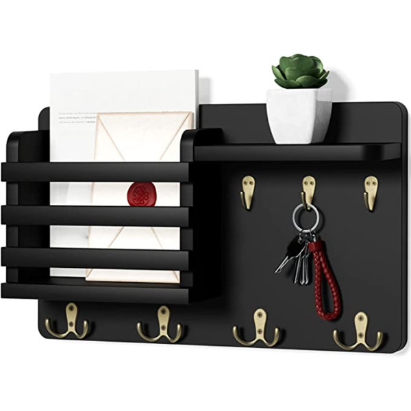 Millwood Pines Solid Wood Wall Organizer | Wayfair