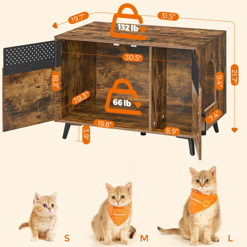Archie & Oscar™ Litter Box Enclosure | Wayfair
