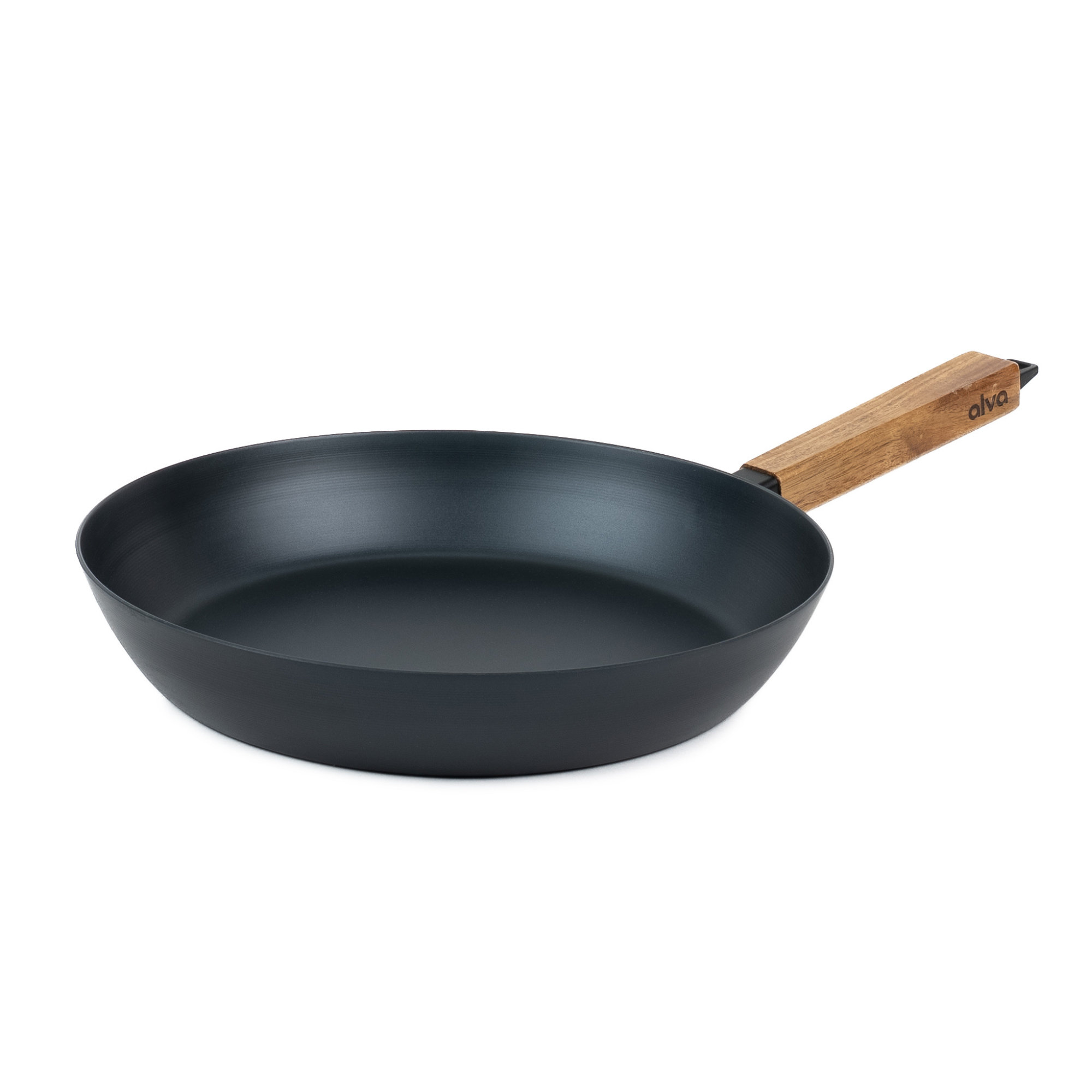 Alva Forest Carbon Steel Frying Pan – Pre-Seasoned, Lightweight Chef ...