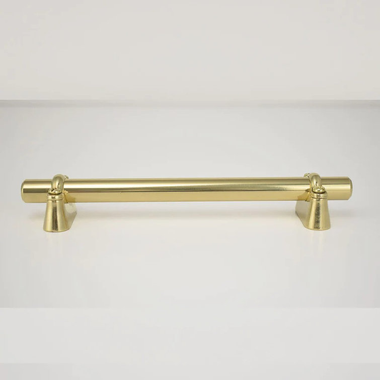 Proper Copper Design Solid Brass Bar Pull With Solid Brass Extenders ...