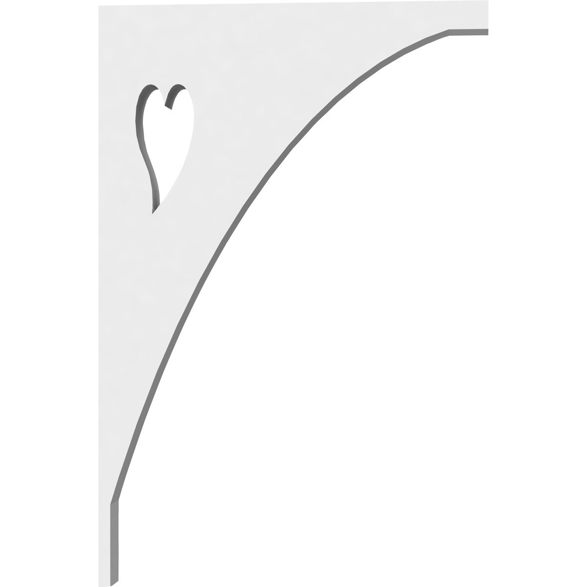 Ekena Millwork Winston Architectural Grade PVC Bracket | Wayfair