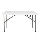 Office Star 48'' Plastic Rectangular Portable Folding Table & Reviews ...