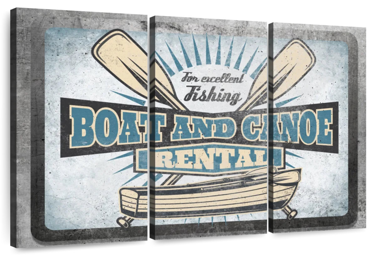Trinx Kema Boat And Canoe Wall Sign - Wayfair Canada