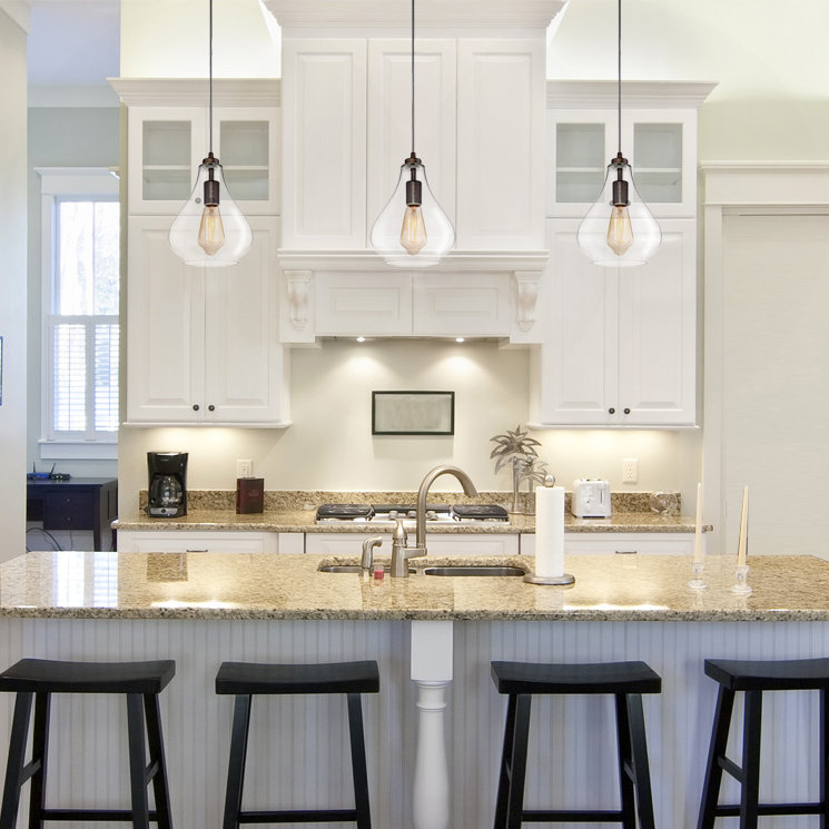 Wrought Studio™ Castorena 1 - Light Single Teardrop Pendant & Reviews ...