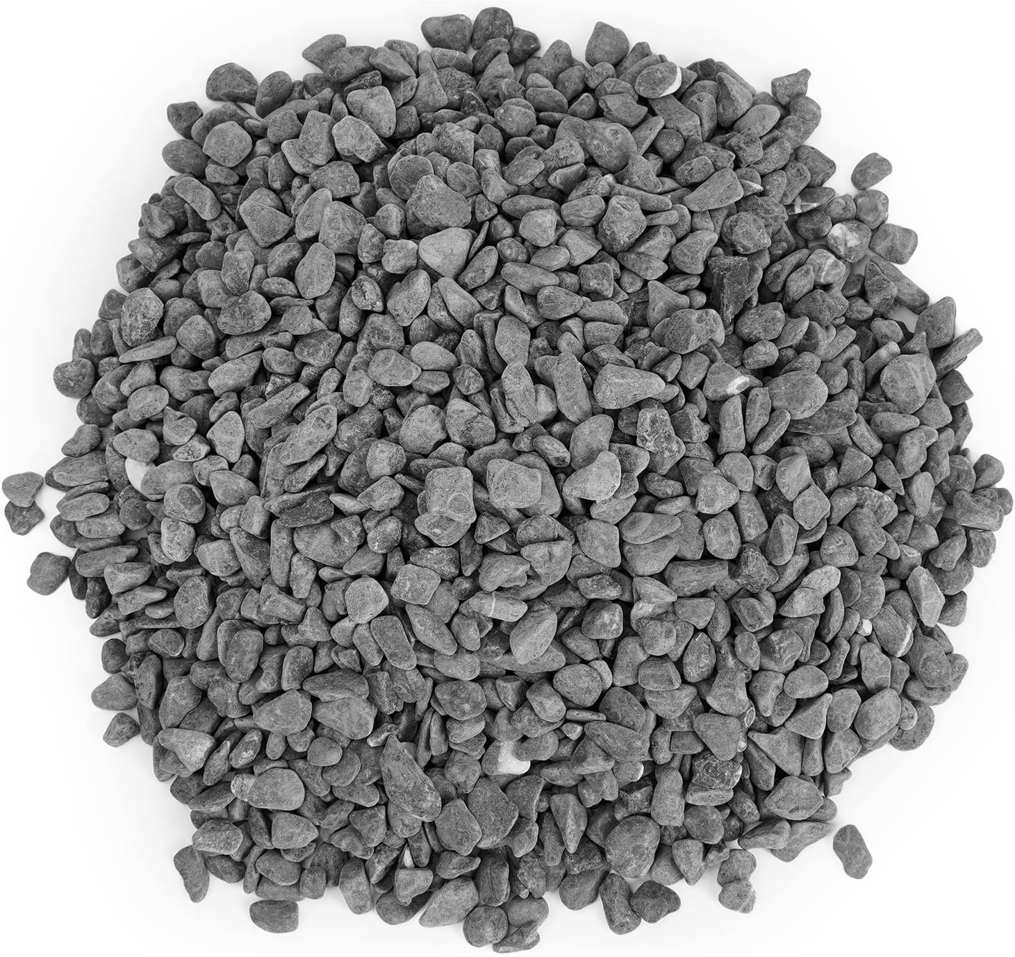Dovecove Natural Decorative Gray Bean Pebbles 1/5" Crushed Gravel Stone ...