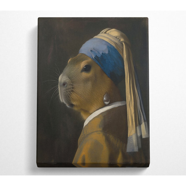Happy Larry The Blue Capybara Girl | Wayfair.co.uk