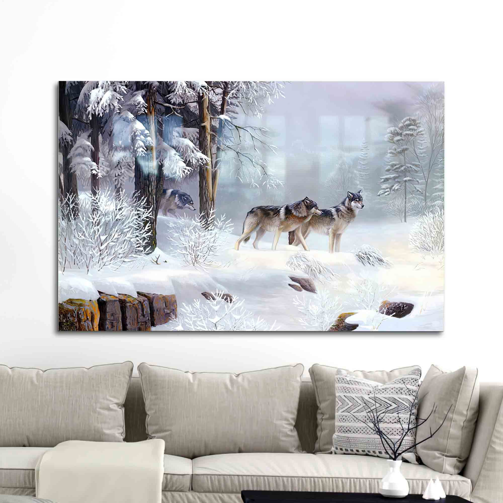 Loon Peak® Stunning Tempered Glass Wall Art Featuring a Forest ...