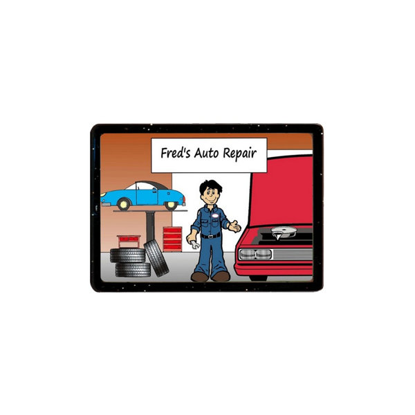 Printed Perfection Personalized Auto Mechanic - Male Acrylic Magnet ...