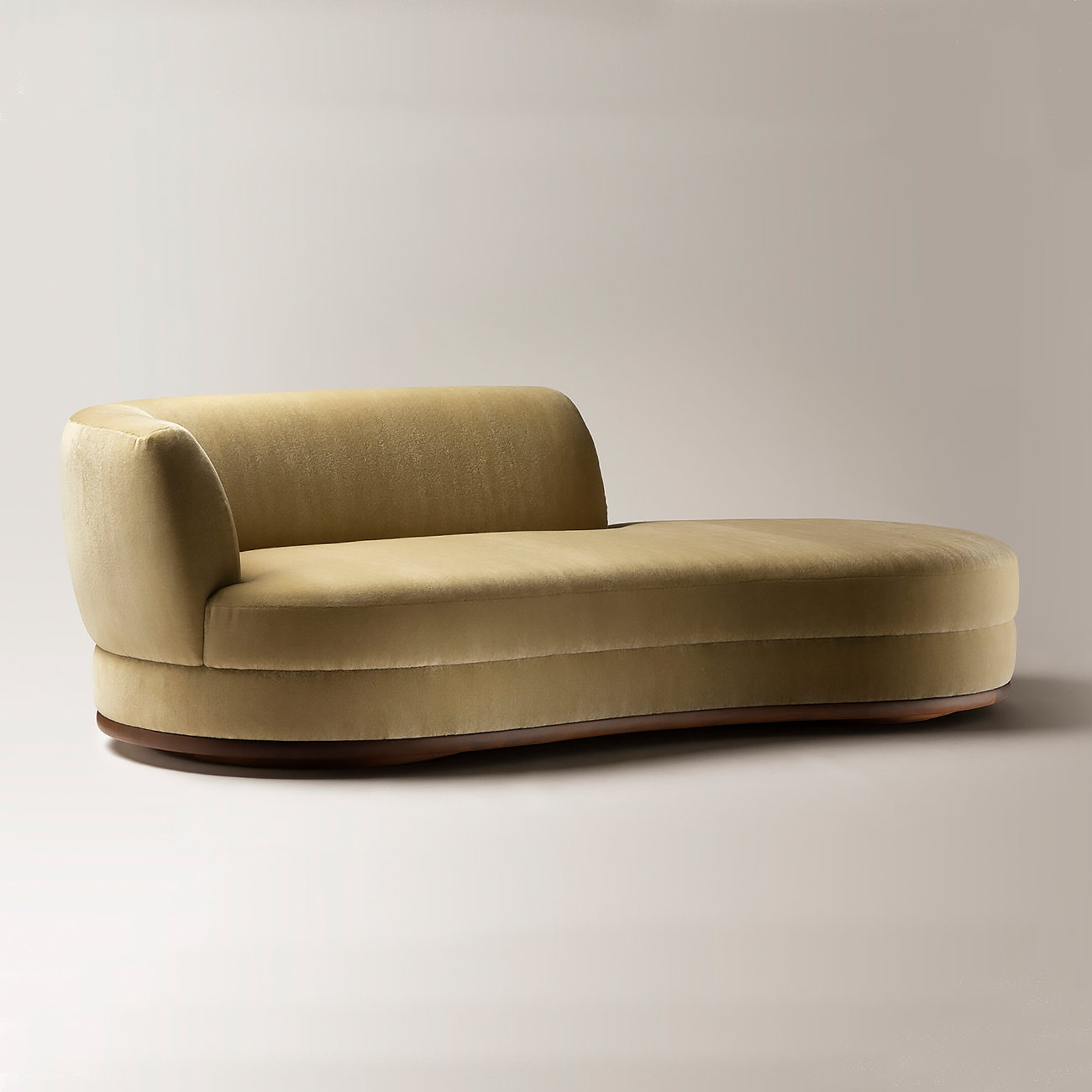 Finesse Furni Nordic Light Luxury Curved Chaise Longue Simple Small ...