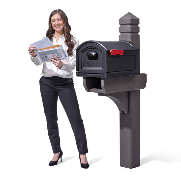 Step2 Lakewood Extra Large Post Mounted Mailbox & Reviews | Wayfair