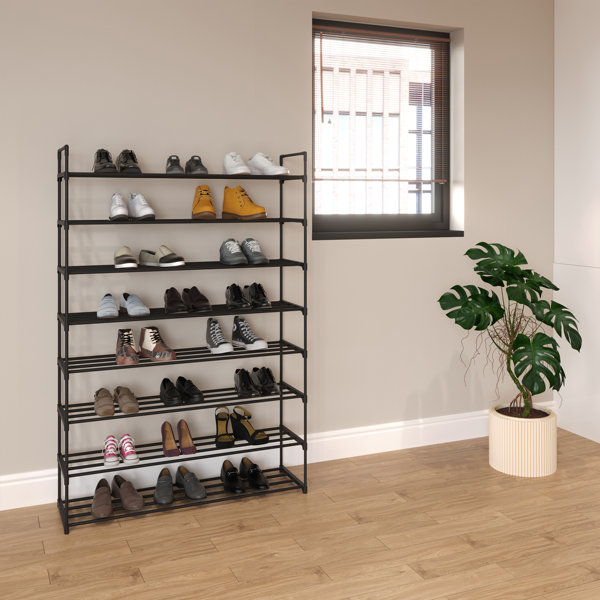 Rebrilliant Shoe Rack - 8-Tier Shoe Organizer for Closet, Bathroom ...