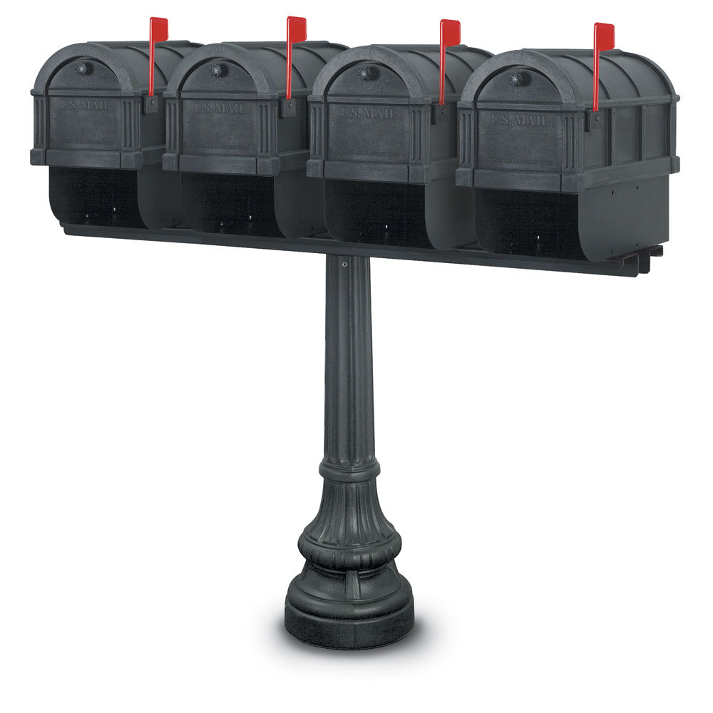 Postal Products Unlimited, Inc. Canterbury Mounted Multi-Family Mailbox ...