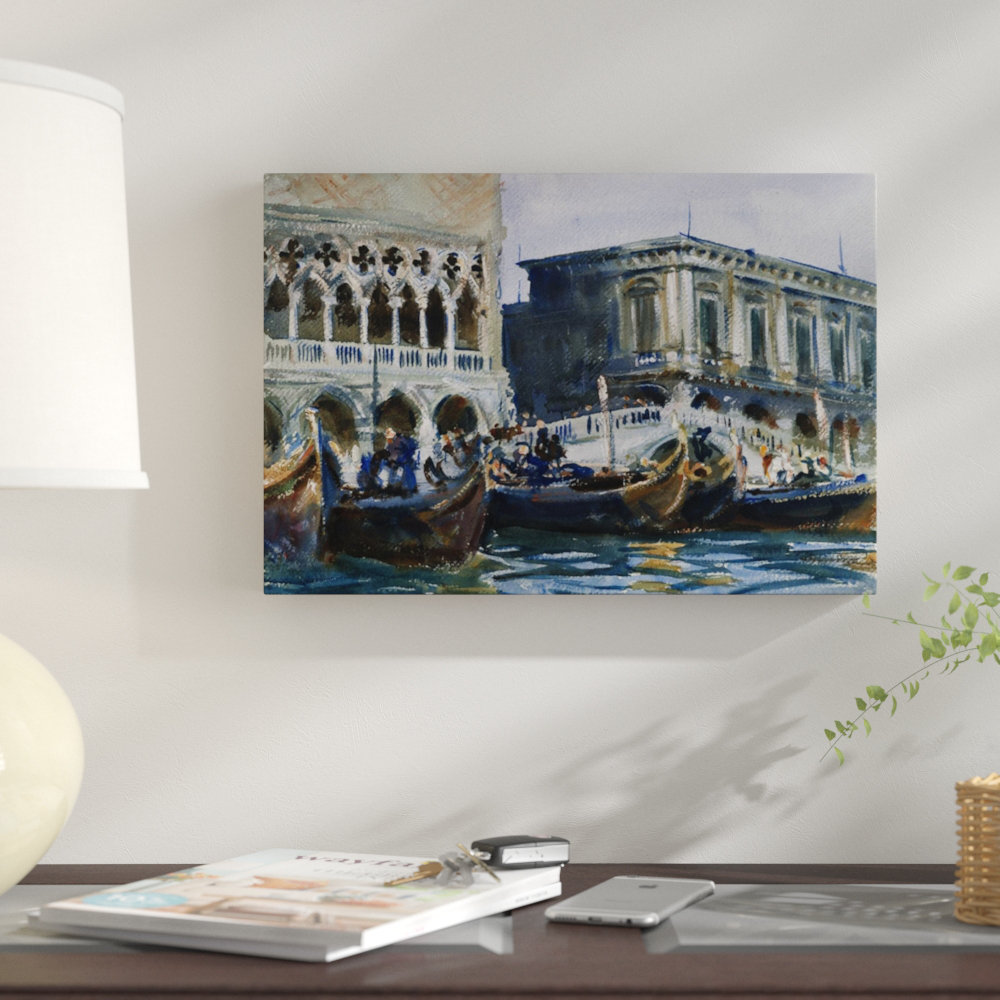 Vault W Artwork 'La Riva, ca. 1903-1904' by John Singer Sargent Graphic ...