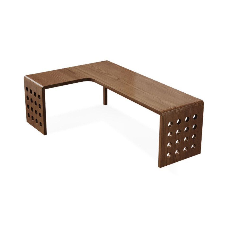 Cozynest L-Shaped Rectangle Solid Wood Desks | Wayfair