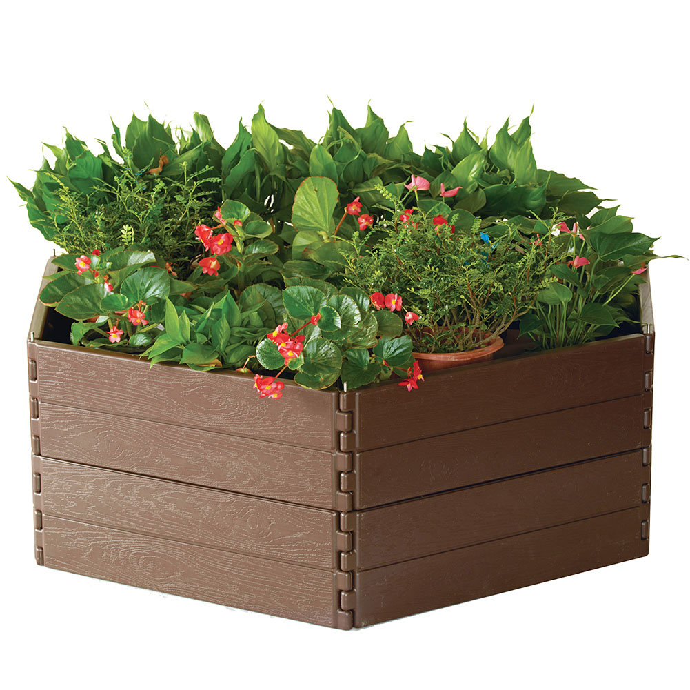Arlmont & Co. Pacome Modern Home Raised Garden Bed Kit - Stackable ...