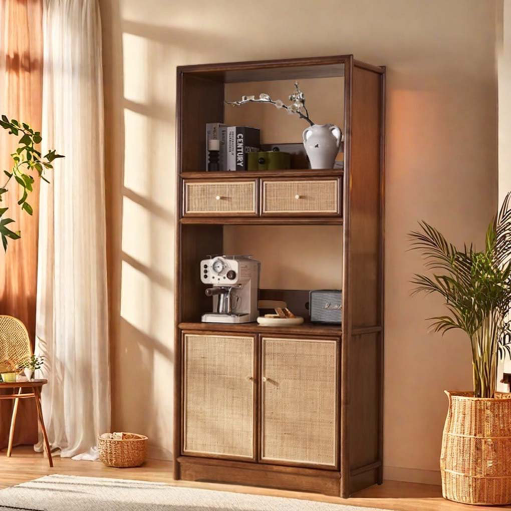 Joy Reading Solid wood frame storage cabinet bookcase | Wayfair