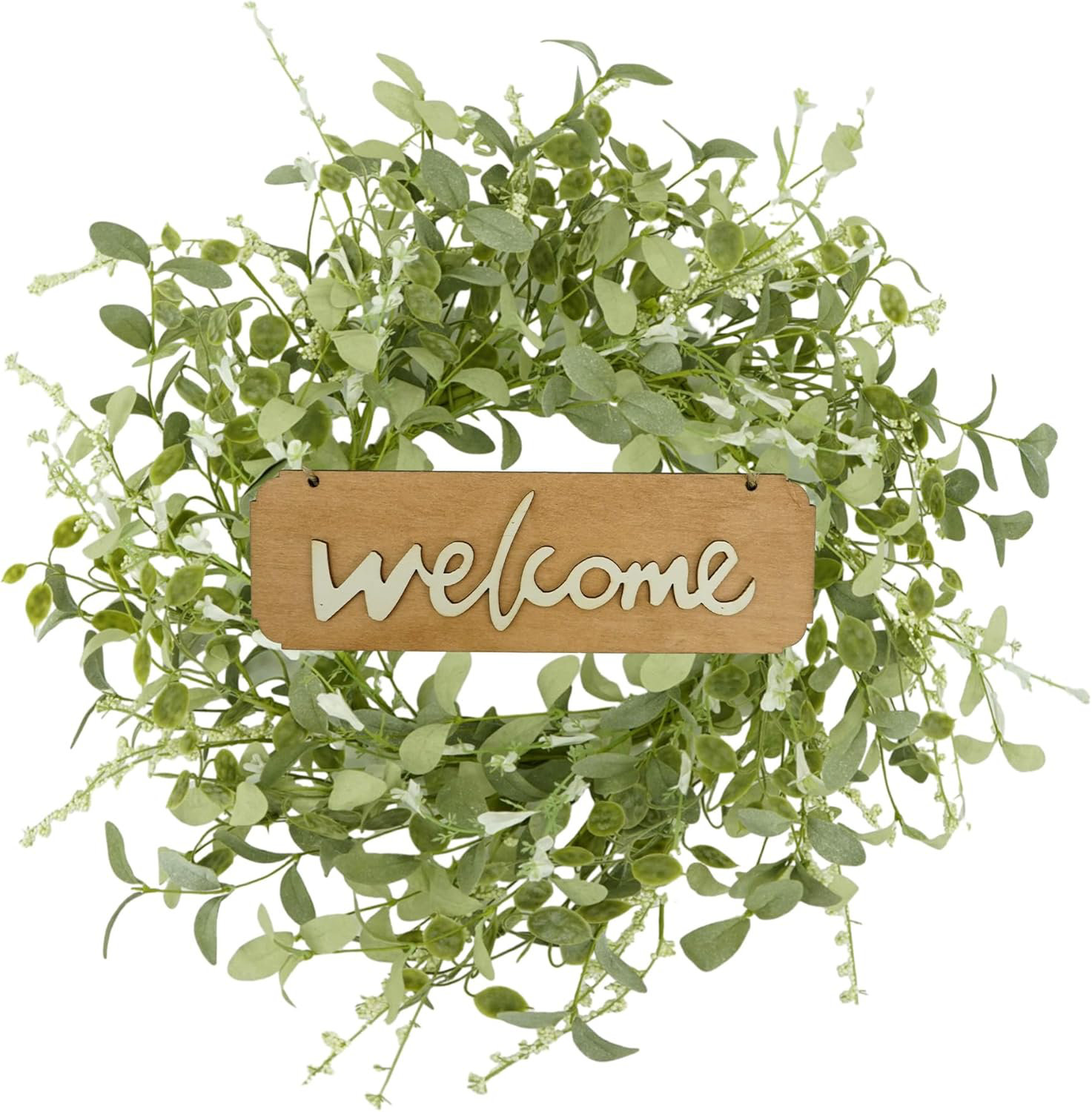 Primrue Summer Wreaths for Front Door Spring Eucalyptus Wreath Door ...