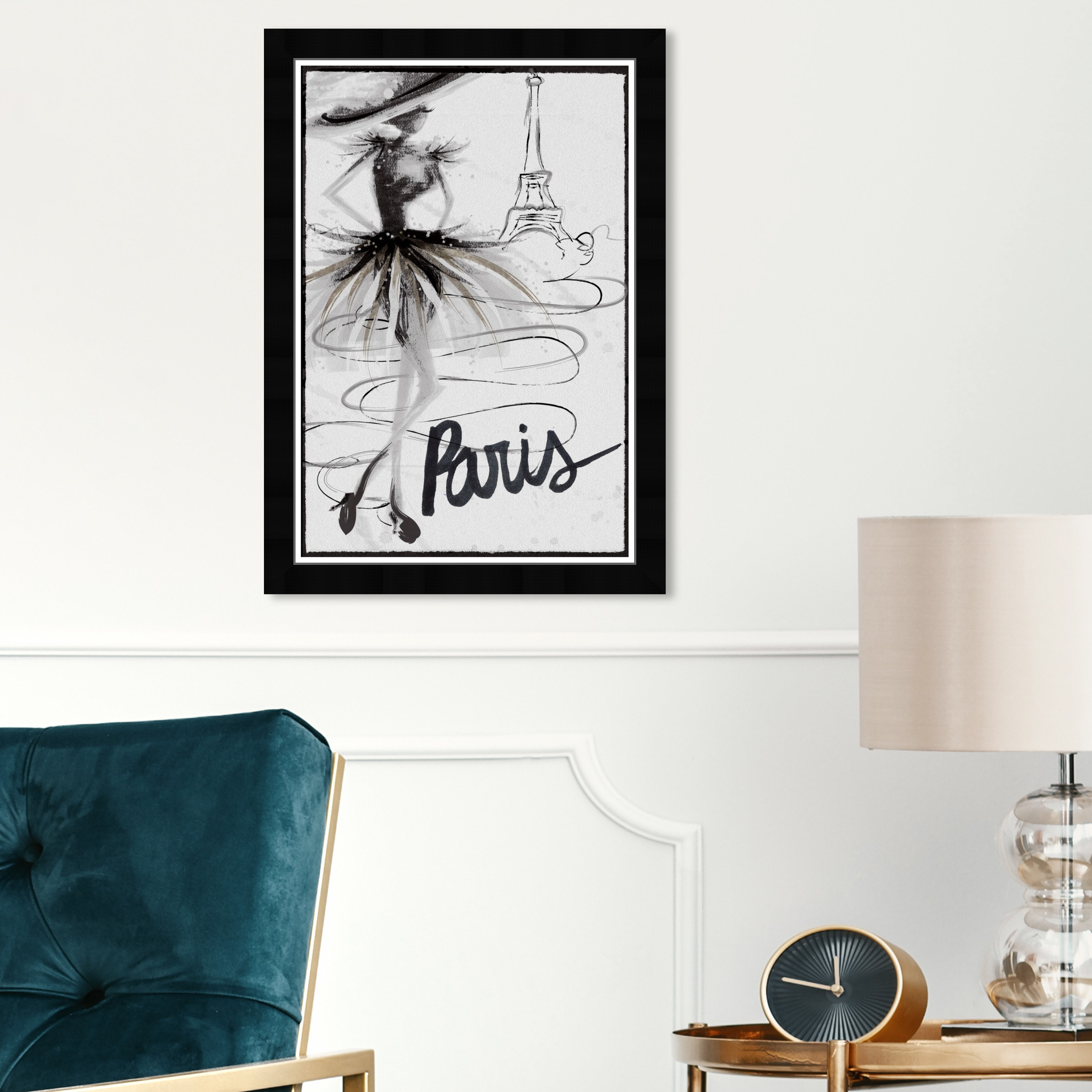 House of Hampton Fashion Doll Paris - Cadre photo, reproduction d'art ...