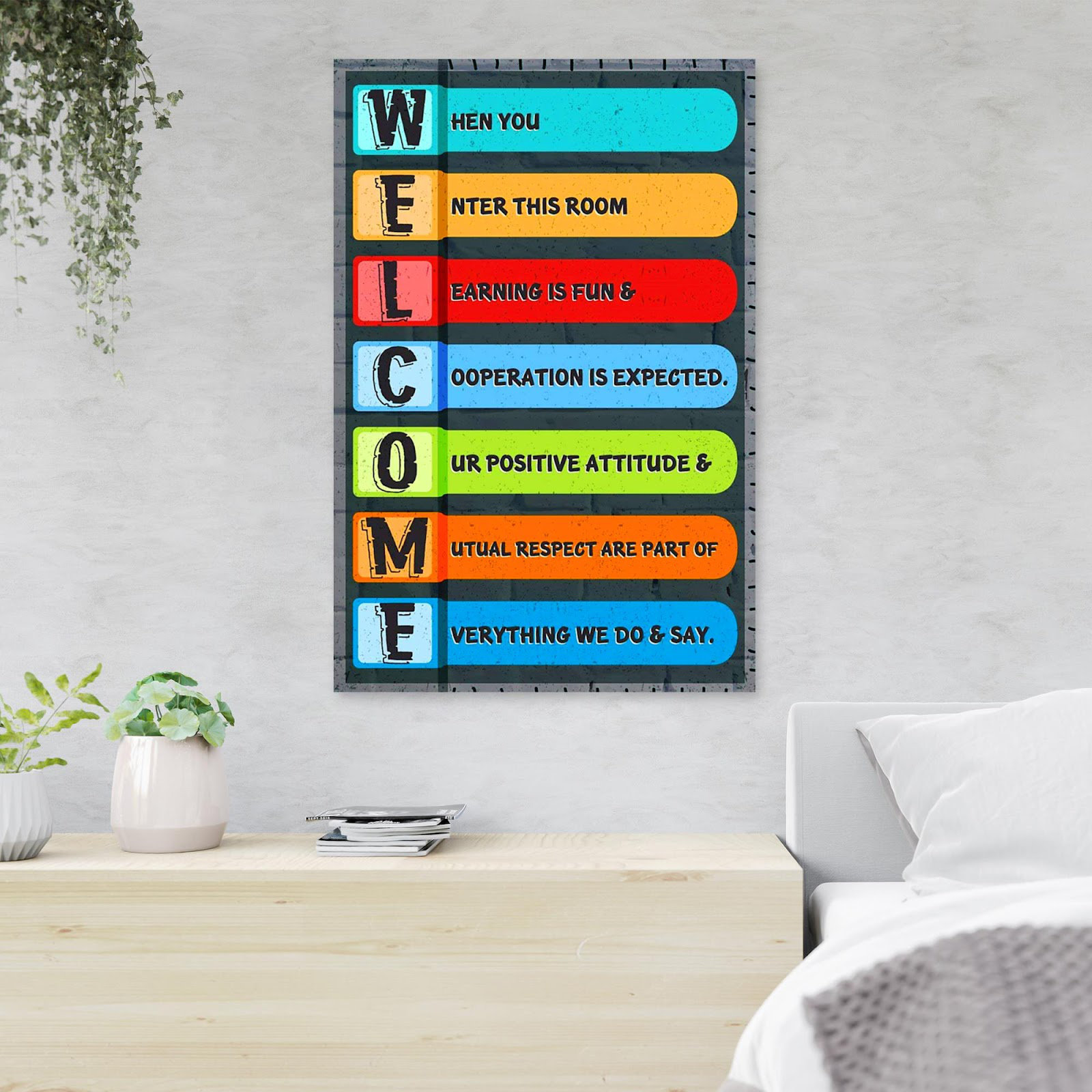 Trinx Classroom Rules - When You Enter This Room Learning Is Fun - 1 ...