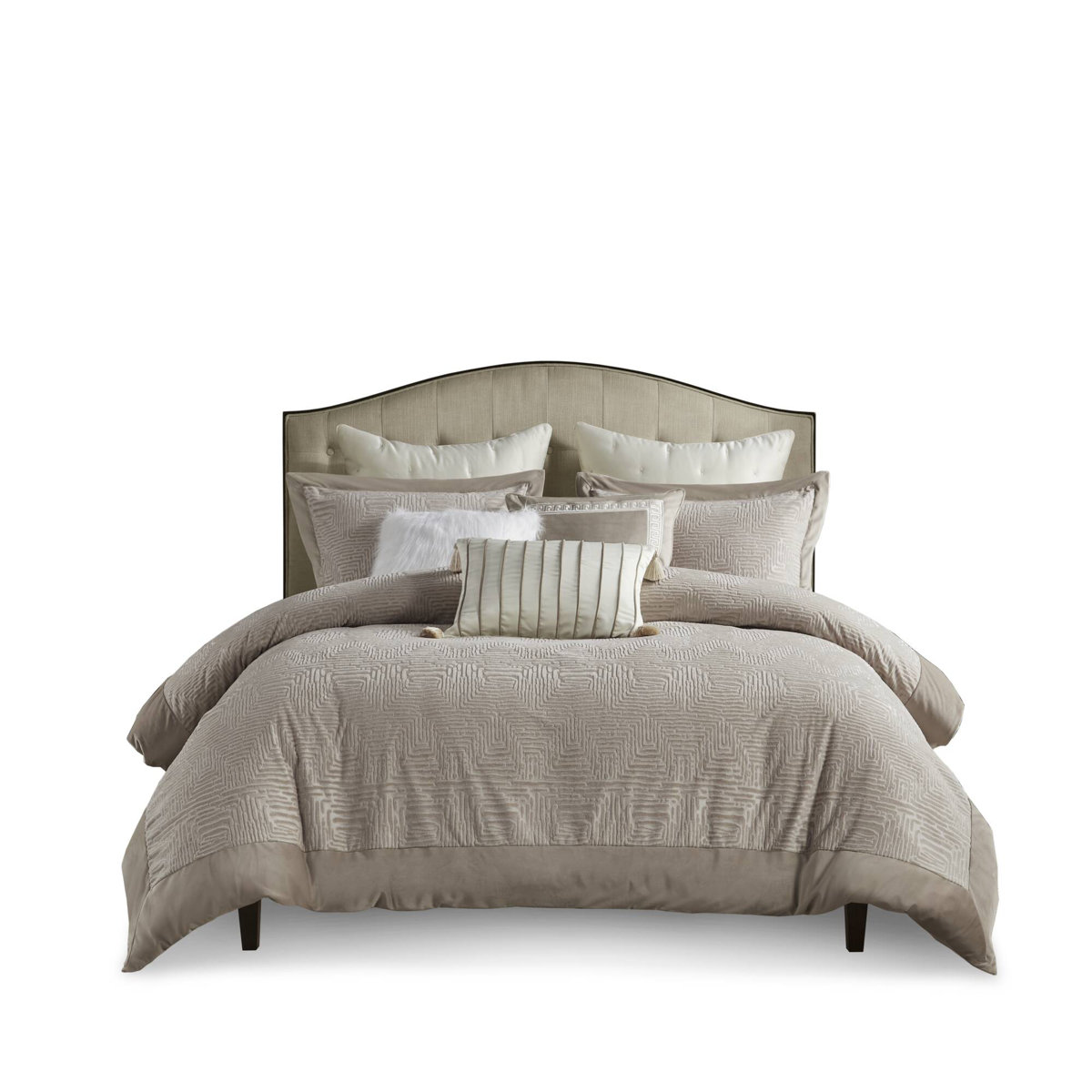 Madison Park Signature Pescal Oversized Comforter Set With Euro Shams ...