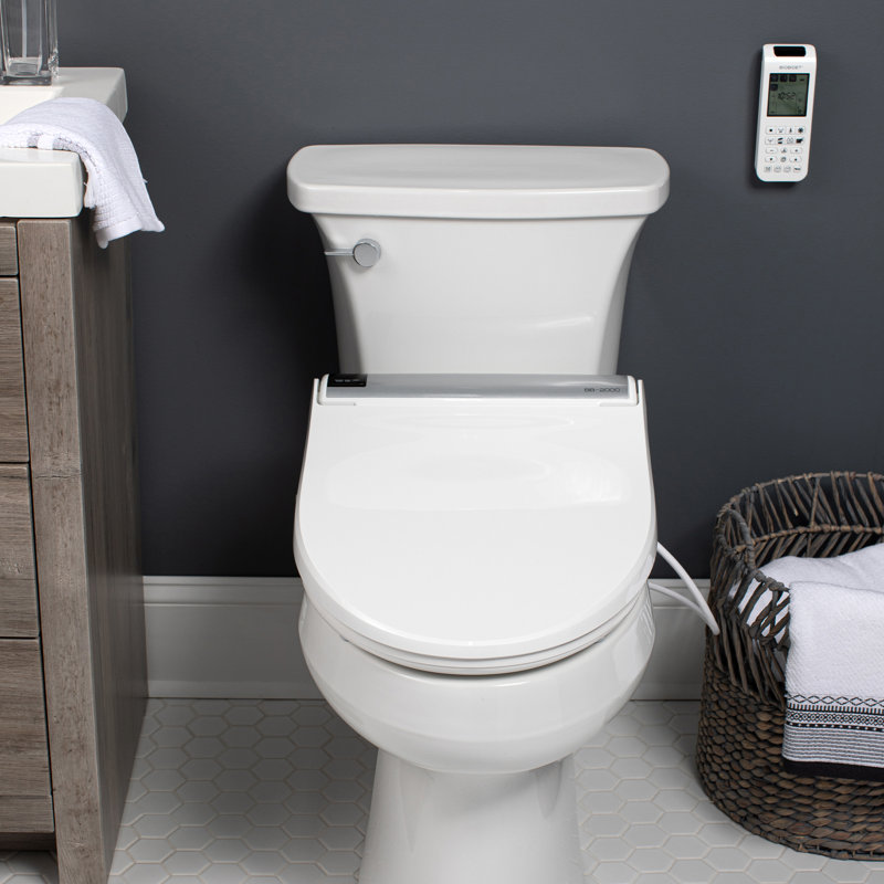 Bio Bidet by BEMIS BB2000 Bidet Toilet Seat, Heated Seat, Warm Air ...