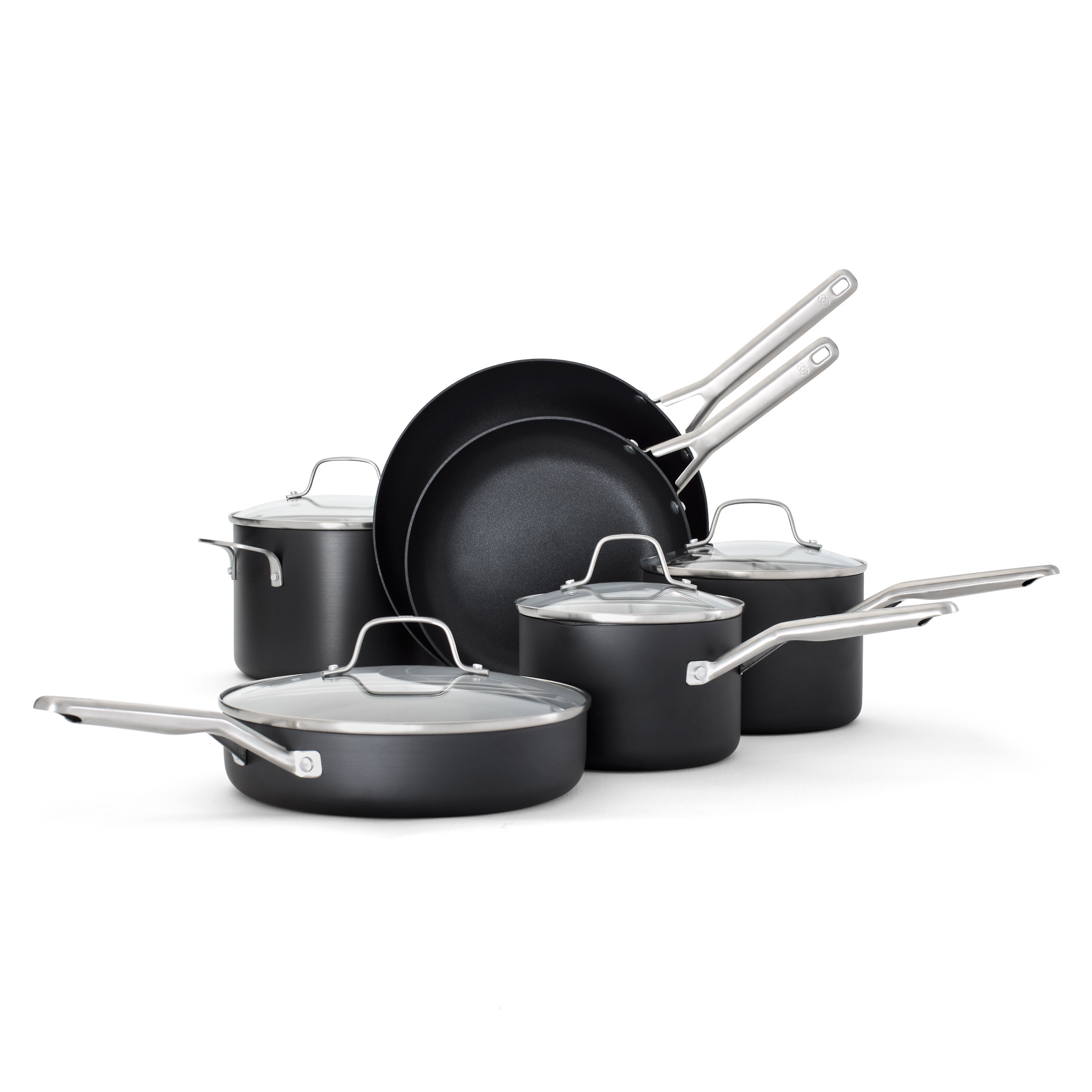 Calphalon Hard-Anodized Nonstick 10-Piece Cookware Set & Reviews | Wayfair