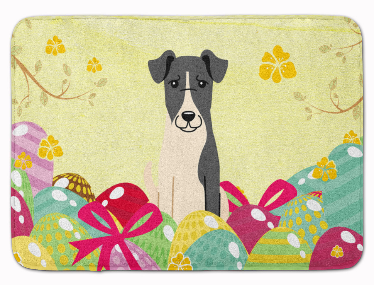 The Holiday Aisle® Tapis pour salle de bain en mousse à mémoire de forme en mousse de pâques ...