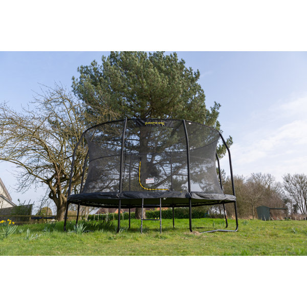 JumpKing 9ft x 13ft Oval JumpKing JumpPod Trampoline with Safety ...
