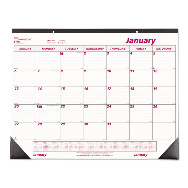 Rediform Office Products Desk Calendar Pad & Reviews | Wayfair