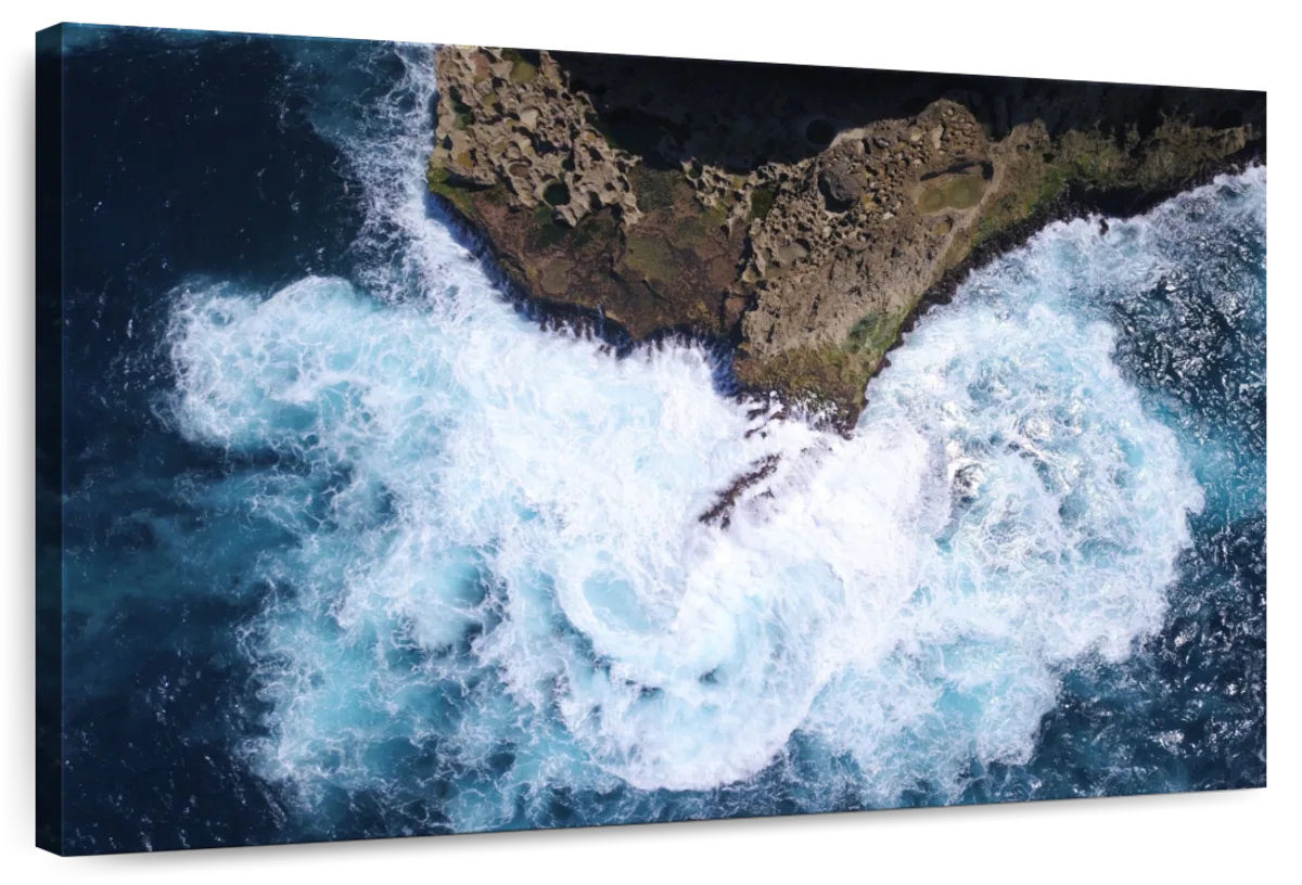 Elephant Stock Fierce Waves By The Cliffs | Wayfair