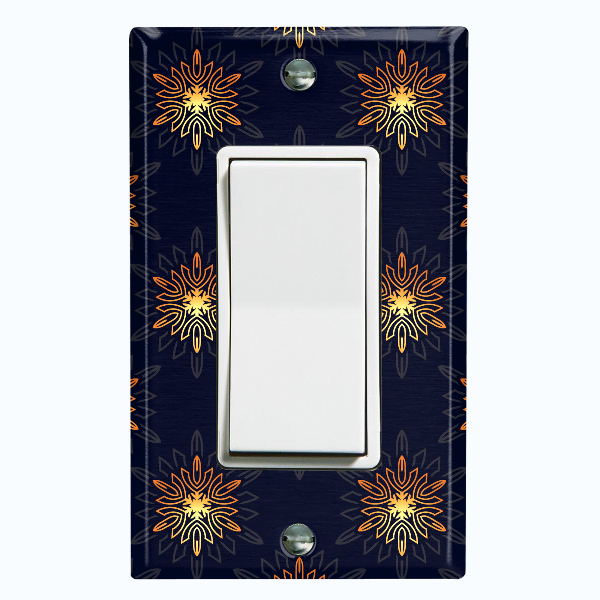 WorldAcc Metal Light Switch Plate Outlet Cover (Christmas Bright Star ...