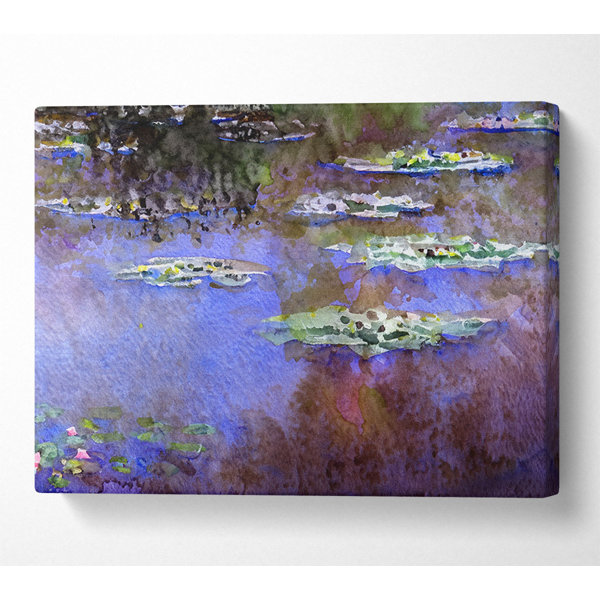 Marlow Home Co. Monet Sea Roses - Wrapped Canvas Print | Wayfair.co.uk