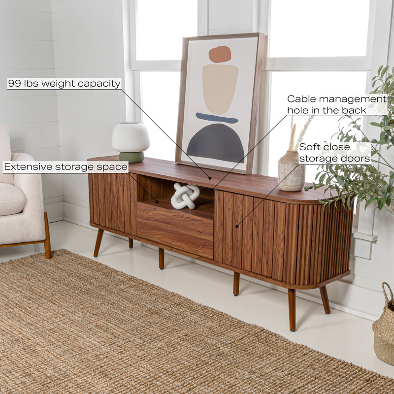 Wade Logan® Beechum 70'' Media Console & Reviews | Wayfair
