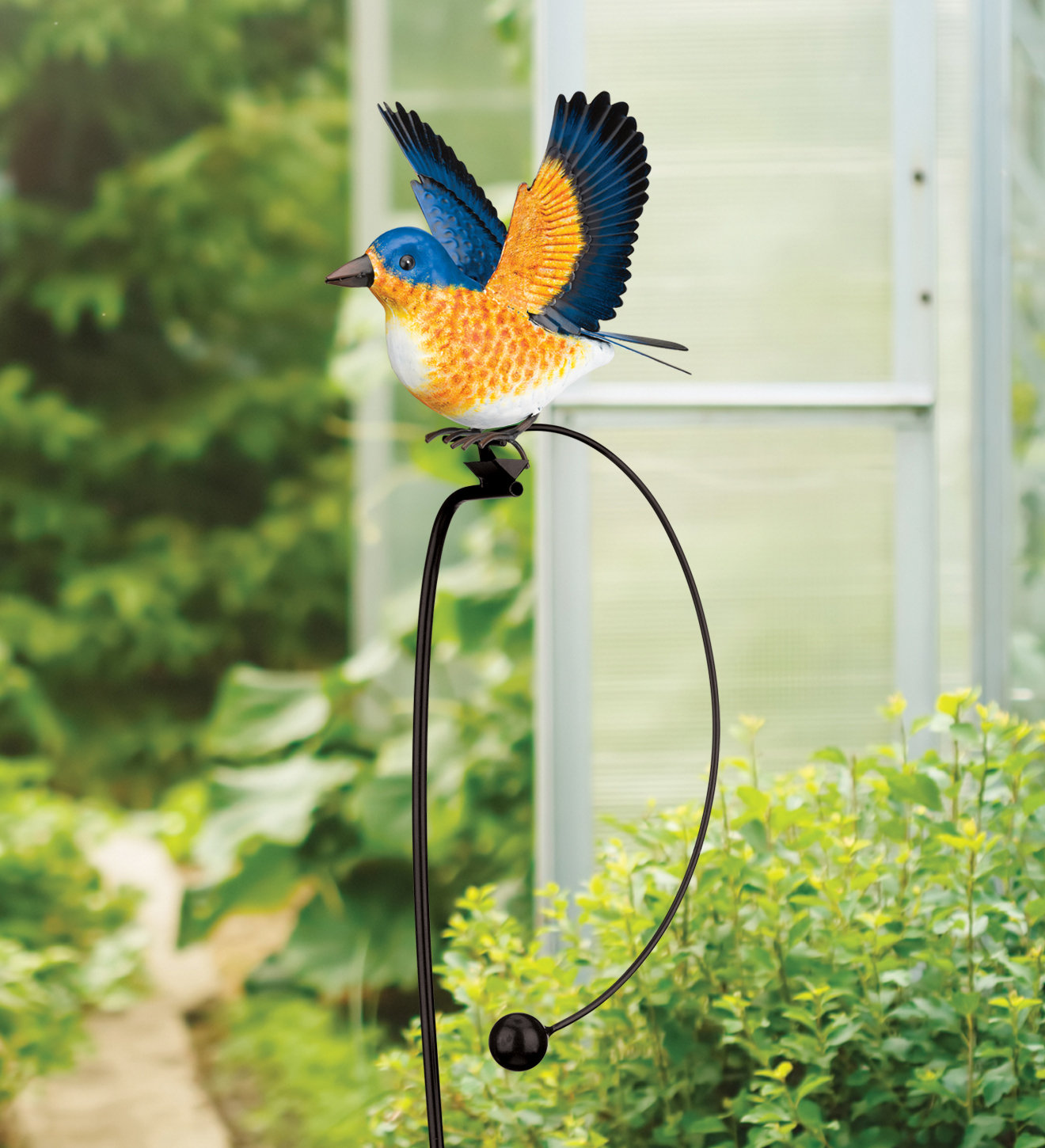 Red Barrel Studio® Rupendra Rocker Bird Garden Stake | Wayfair